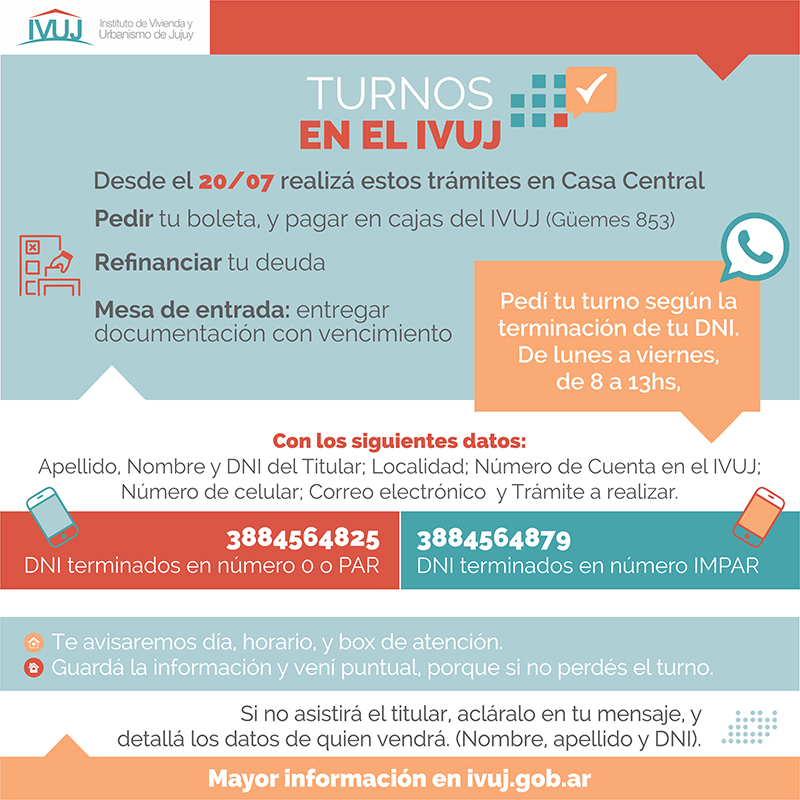 El IVUJ habilitó ingreso de documentación en su casa central